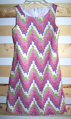 Maggie Breen Girl's Size 14 Multicolored Embroidery Dot Sleeveless ...