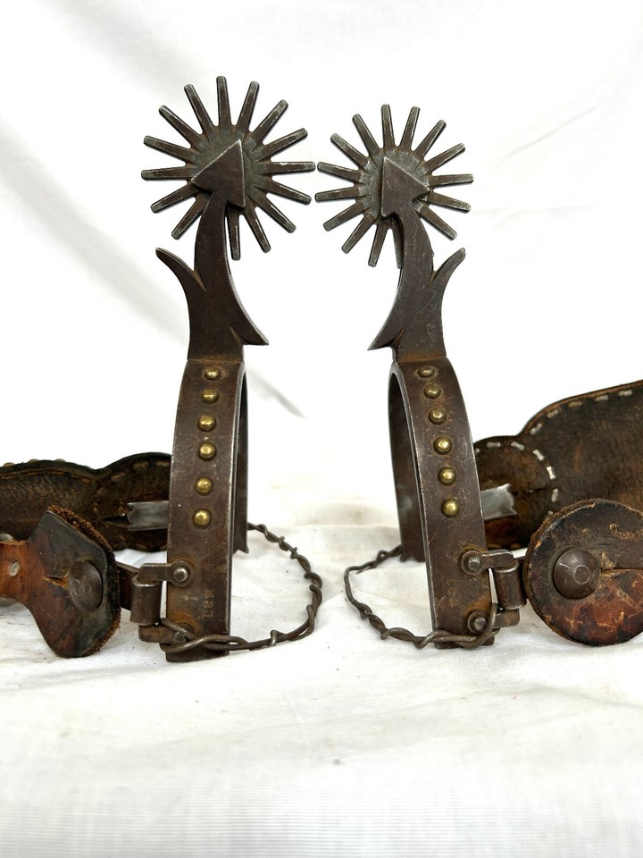 L & M vintage western. cowboy collectable spurs with maker's mark | eBay