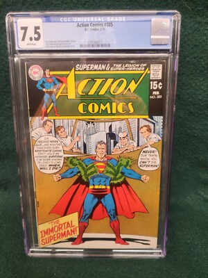 ACTION COMICS #385 CGC 7.5 / DC COMICS 1970 | eBay