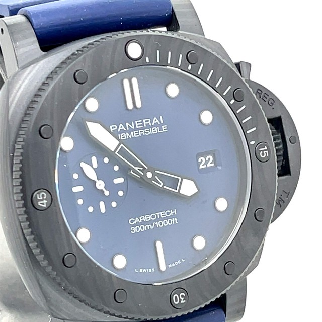 Panerai Submersible Blue Men's Watch - PAM01232 for sale online | eBay