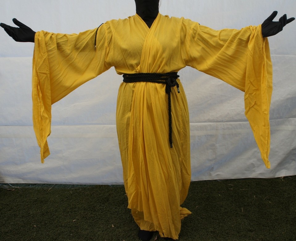 Medieval Occult Sheer Ritual Robe Halloween Witch Larp pagan Martial ...