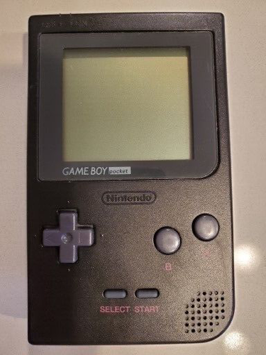 Nintendo Game Boy Pocket Black Handheld System 1996 MGB-001 Tested ...