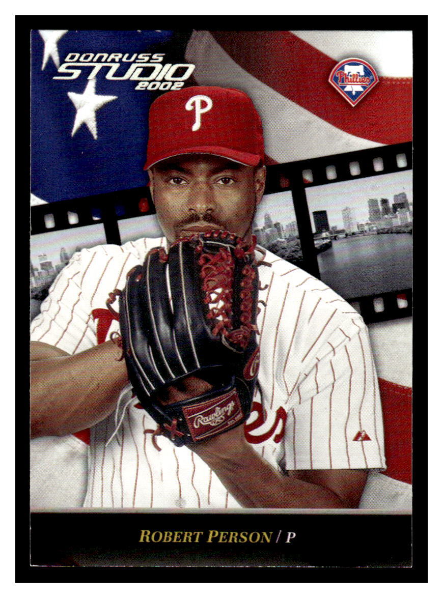 2002 Donruss Studio #170 Robert Person - Philadelphia Phillies | eBay