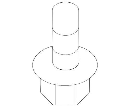 Genuine Nissan Bar Bolt 54459-JG01C | eBay