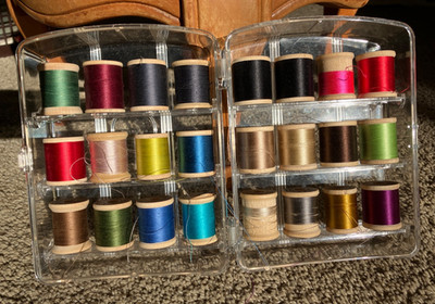 Vintage Belding Silk Thread and vintage cotton thread | eBay