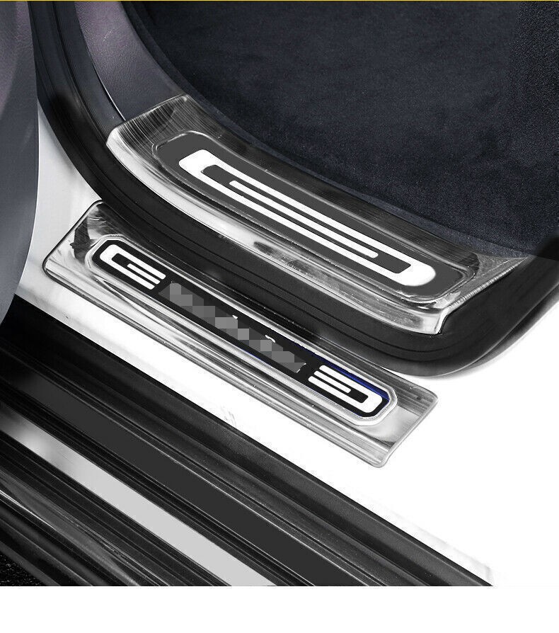 Outside Door Side Sill Scuff Plate Trims Fits for Mercedes Benz G500 ...