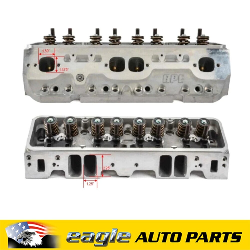 BluePrint Chev 350 Aluminum Assembled Single Cylinder Head 220cc ...