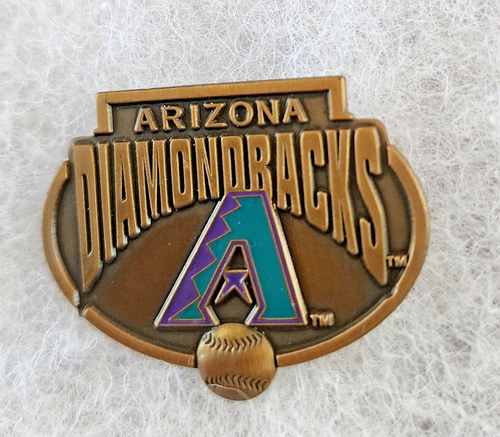 MLB ARIZONA DIAMOND BACKS RETIRED COLLECTIBLE BRASS LOGO PIN-FREE ...