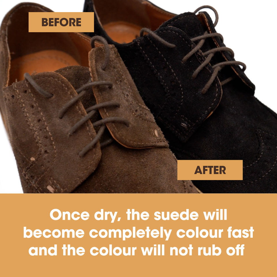 Suede Dye Shoe Restorer - Change the Colour of Suede Bags Clothes 125ml ...