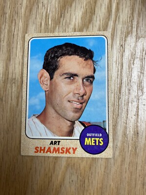 1968 Topps Baseball Art Shamsky New York Mets Card #292 | eBay