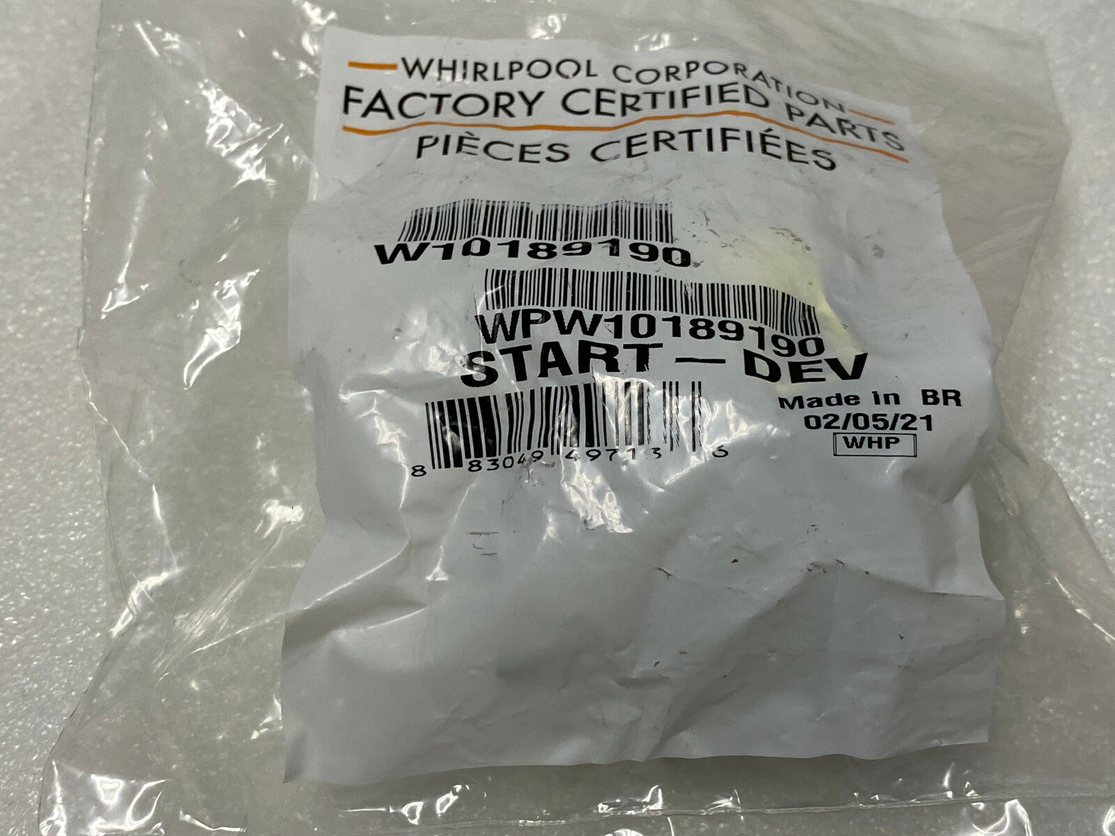 GENUINE OEM Whirlpool Start Device Assembly W10189190 | eBay