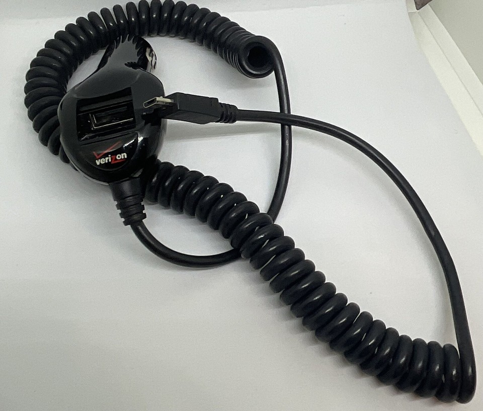 Verizon Car charger Micro USB - Includes USB Port As Well - GUC | eBay
