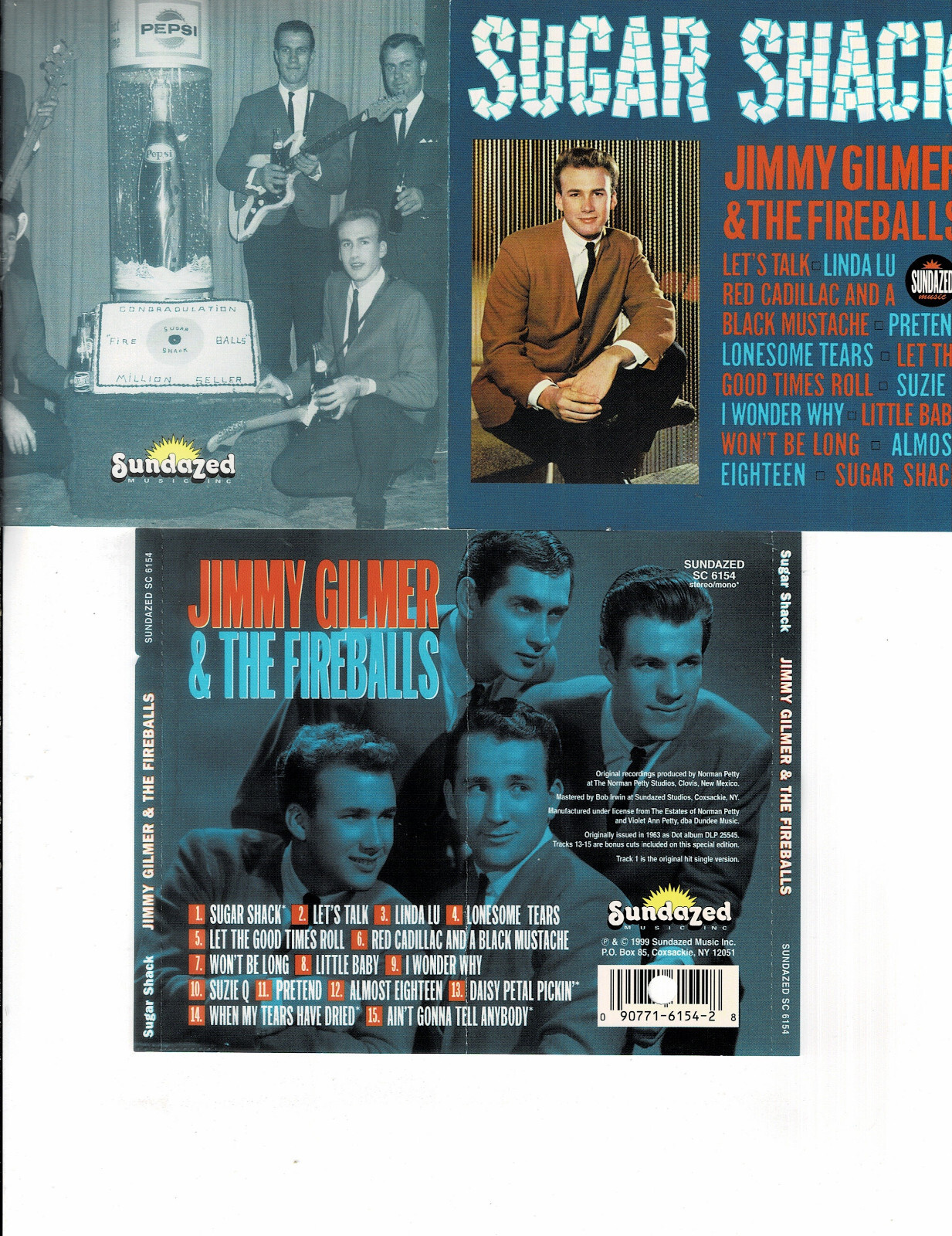 JIMMY GILMER & THE FIREBALLS - JIMMY GILMER & THE FIREBALLS (CD 1999 ...
