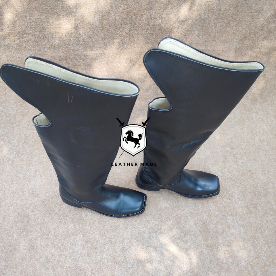 Dragoon Cavalry Boots Civil War Handmade SIZE 5 - 15 Handmade Boots | eBay