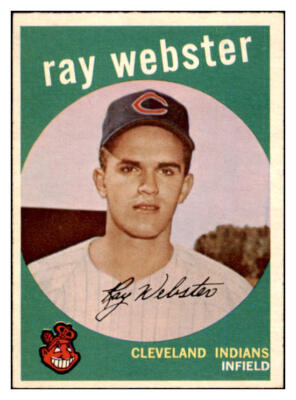 1959 TOPPS #531 RAY WEBSTER INDIANS EX-MT 453704 (KYCARDS) | eBay