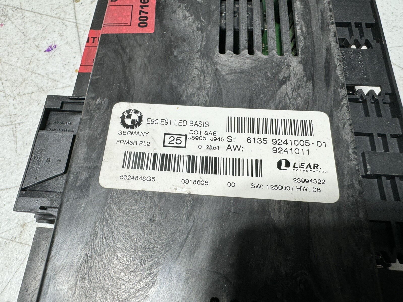 BMW E90 E91 Frm3r LED Basis Lights Footwell Module 9241005 9241011 for ...