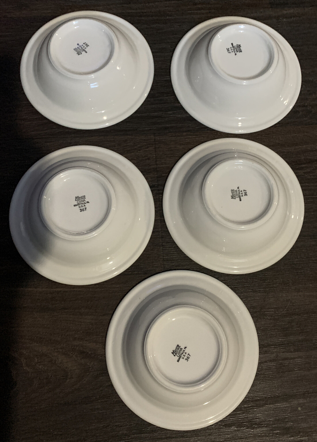 5 Vintage Mayer Medical Hospital Bowls #367 USA Soup Salad 6” Rare | eBay