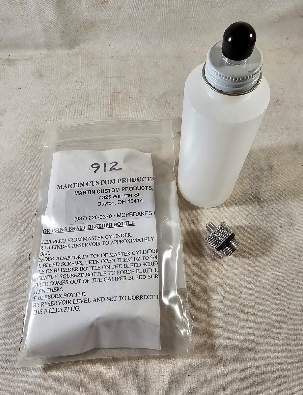 MCP Brake Bleeder Kit Brake Fluid Bleeding | Go Kart Racing Trike Kart