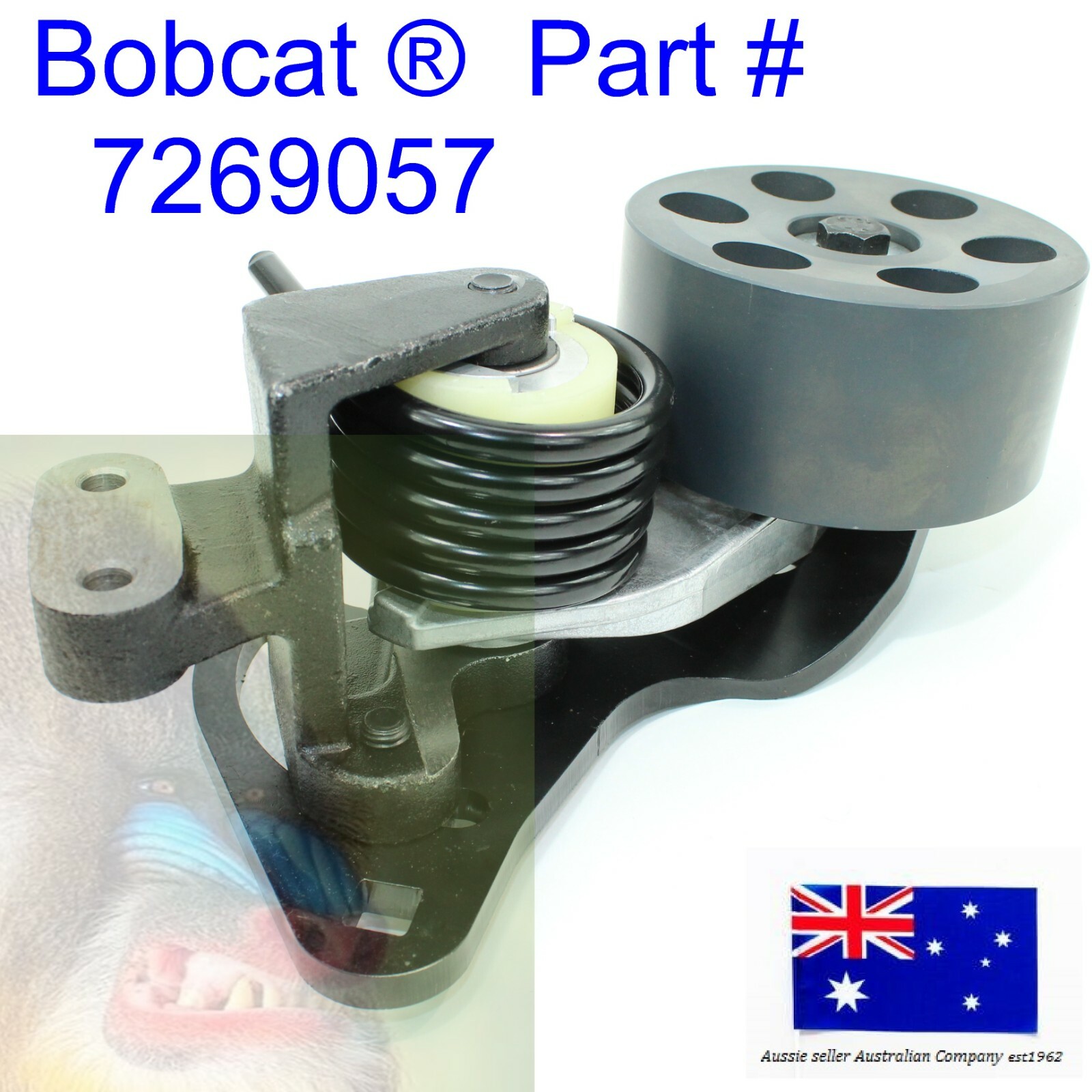 fits Bobcat Belt Tensioner Pulley Idler 7269057 T630 T650 T750 T770 ...