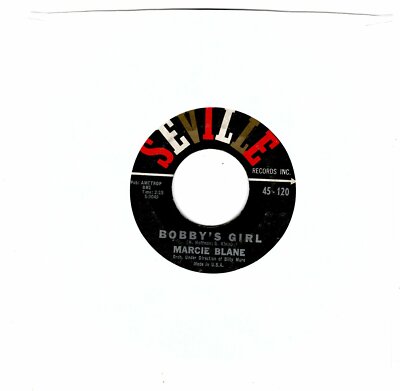 Marcie Blane-Bobby's Girl (VG+) | eBay