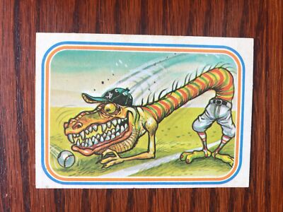 1973 DONRUSS SUPER FREAKS STICKERS #43 FOUL BALL FRED | eBay