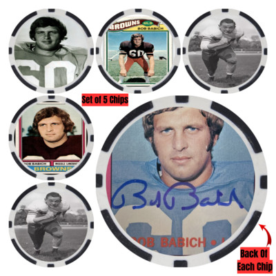 Bob Babich Miami College Football Hall of Fame Chip Set (5) - SIGNED | eBay