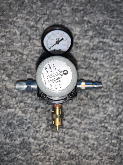 Graco Pressure Regulator Gauge Foam Systems 300 PSI - 116513 for sale ...