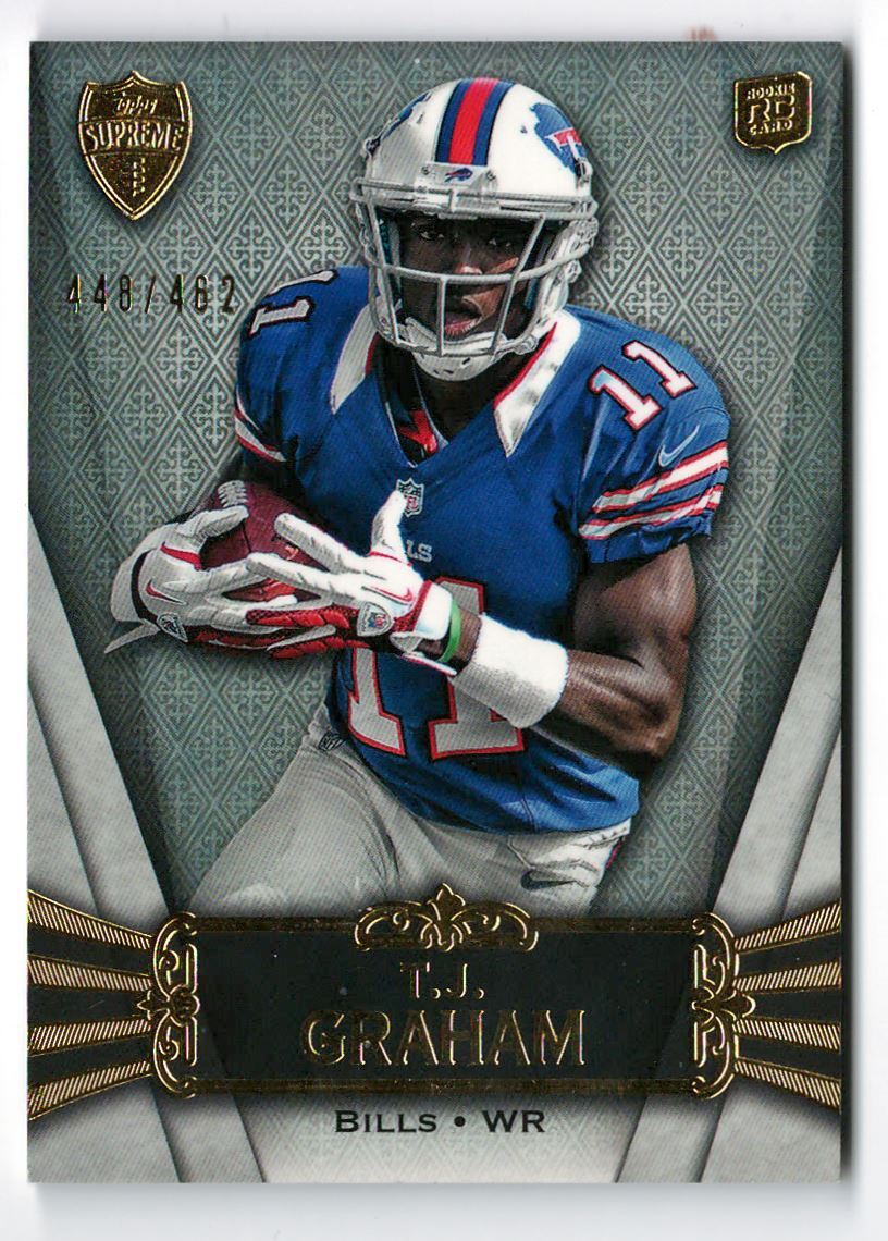 2012 Topps Supreme T.J. Graham Rookie /462 Buffalo Bills #78 | eBay
