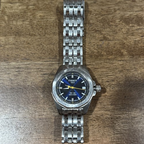 TISSOT 1853 PRC 100 100m/330ft Women Quartz Watch 30mm Stainless ...