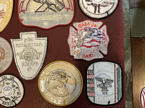 Vintage patches 9 lot Hopi Tribal Police Fire Alaska FBI Big Horn ...