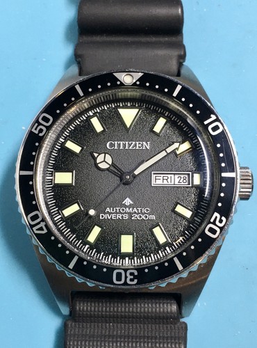CITIZEN PROMASTER MARINE SERIES AUTO DIVER'S WATCH 41MM FUME ASPHALT ...