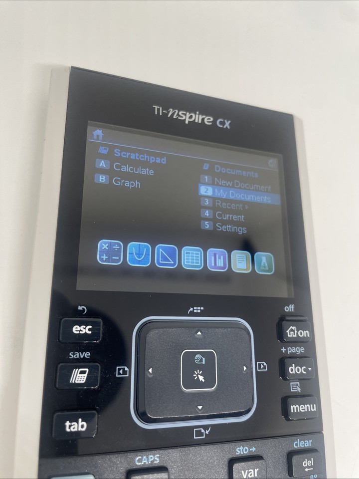 Texas Instruments TI-Nspire CX Graphing Calculator With Cover - Tested ...
