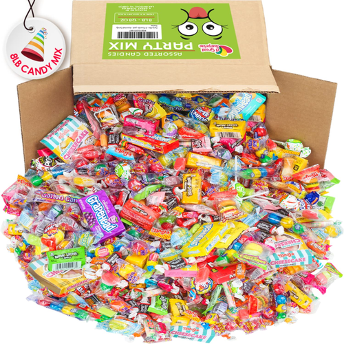 Bulk Party Candy Mix - 8 Pounds Halloween Candy Bulk Variety Parade ...