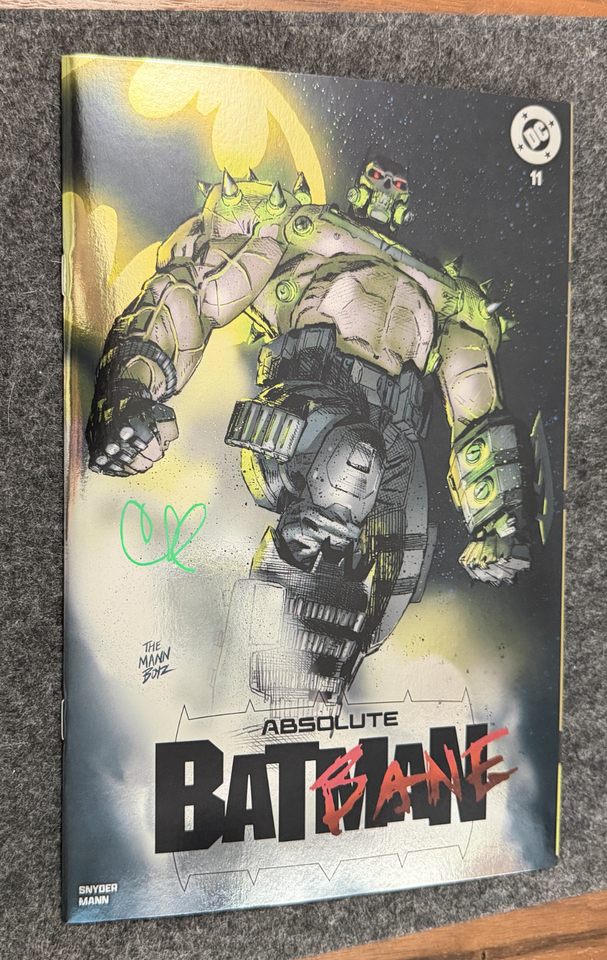 Absolute Batman #11 Foil Exclusive Variant SIGNED by Clay Mann (Mann ...