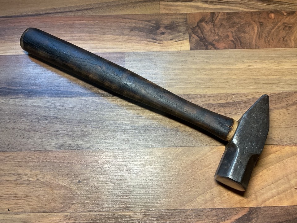 Small Vintage Blacksmith Anvil/Forge Machinist Cross Peen Hammer 1 lb ...