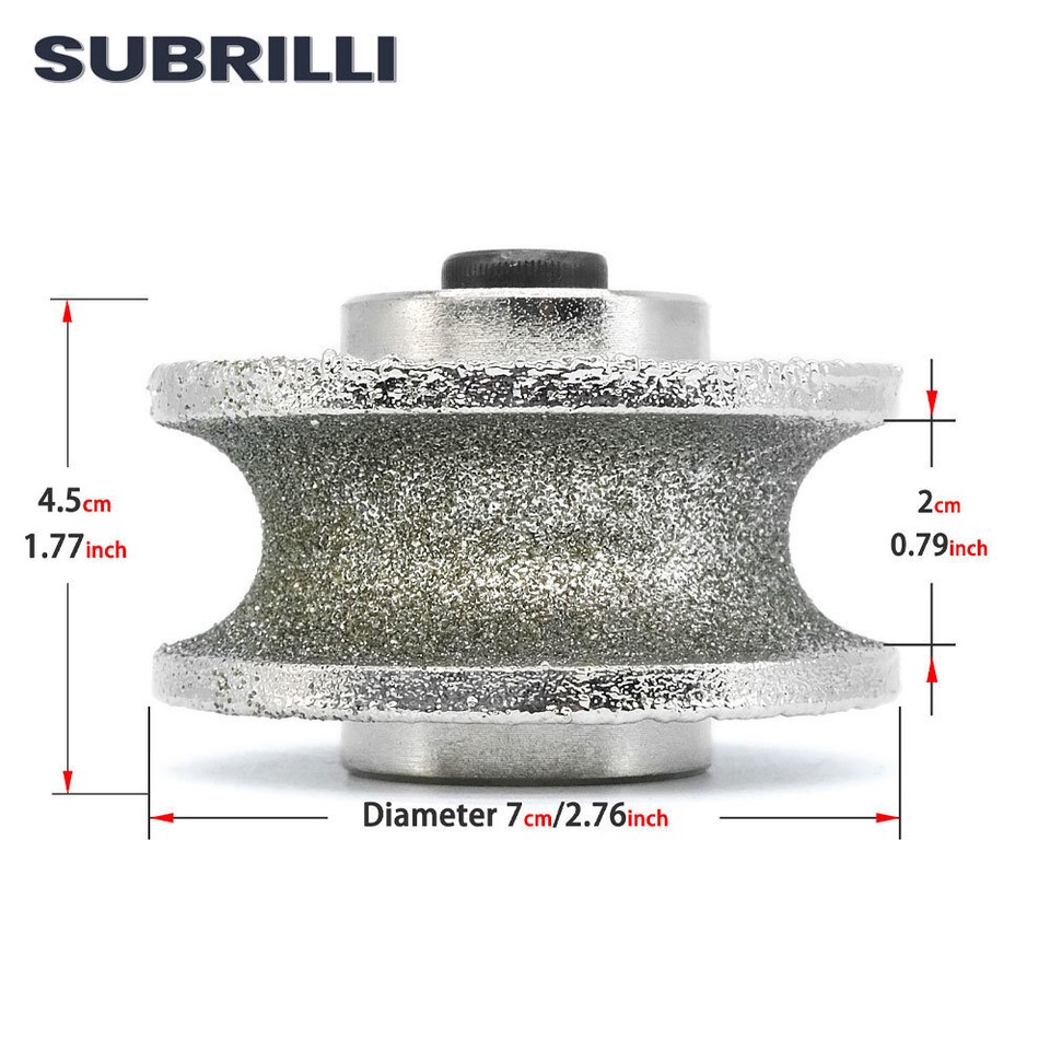 Diamond Hand Profiler Router Bit V20 3/4 inch Full Bullnose Profile ...