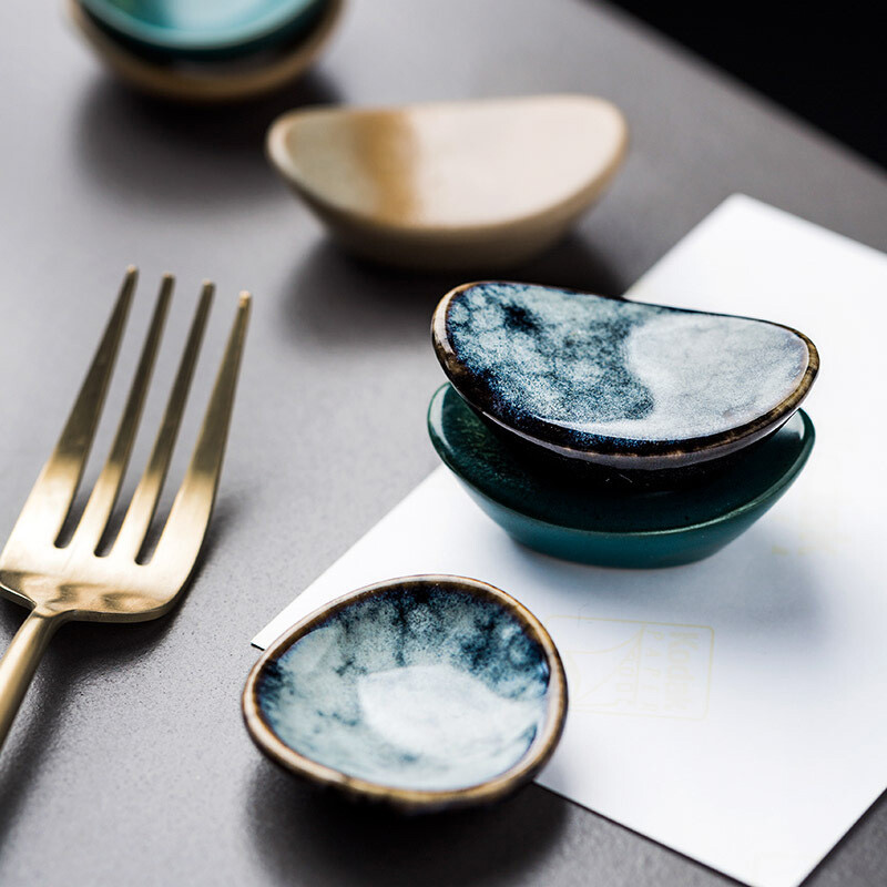 Chopsticks Holder Ceramic Stand Kitchen Spoon Fork Rest Tableware Home ...