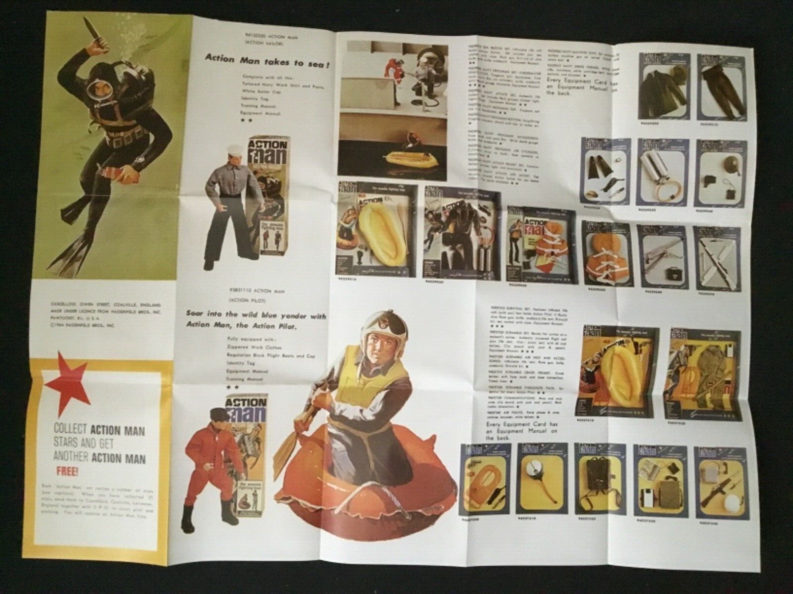 1960’s Iconic ACTION MAN Catalogue of Official Equipment **((Repro ...