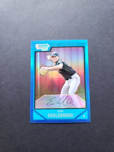 2007 Bowman Chrome - Prospects Blue Refractor #BC104 Evan Englebrook ...