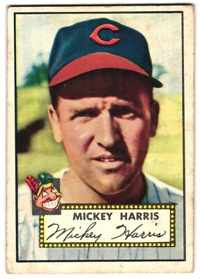 Mickey Harris 1952 Topps Card # 207-Red Back VG/EX | eBay
