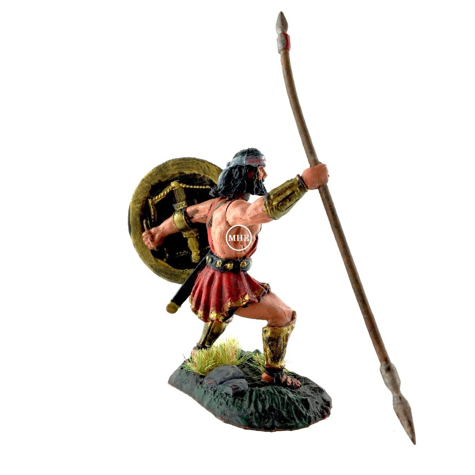 1:30 Conte Collectibles Bronze Age Spartan Greek Hoplite Soldier Figure ...
