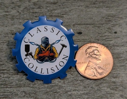 Classic Collision Auto Body Repair Shop Atlanta Georgia Welder Logo ...