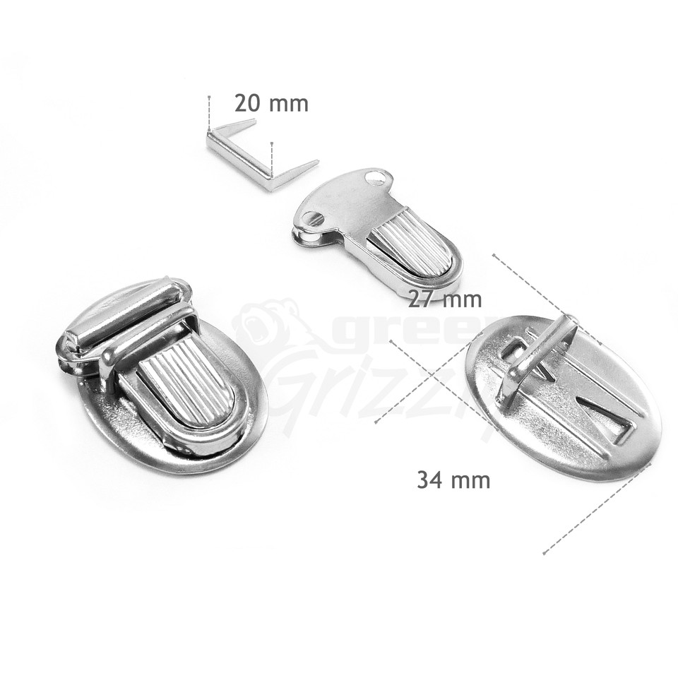 Tuck Bag Fasteners Closure Catch Lock Clasp Leather Craft Metal | eBay