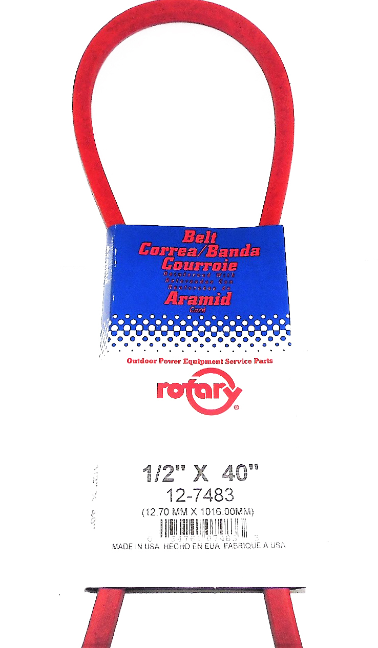 7483/4L400 Belt (1/2"X40") Compatible With John Deere M41592, M82258 | eBay