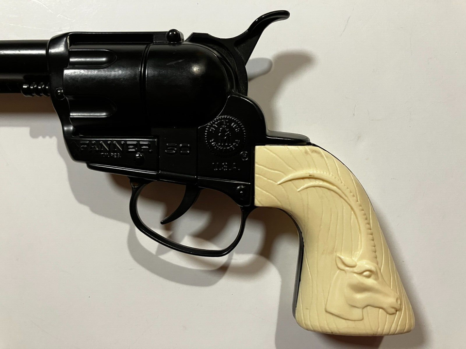 60's Cowboy In Africa Mattel Fanner 50 Cap Gun w/Antelope Grips | eBay