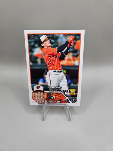2023 Topps Update Rookie Debut Adley Rutschman RC Orioles Baseball Card ...