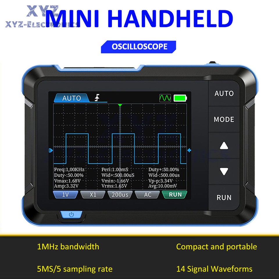 FNIRSI DSO153/DSO510 Oscilloscope Signal Generator /LCR-P1 Transistor ...