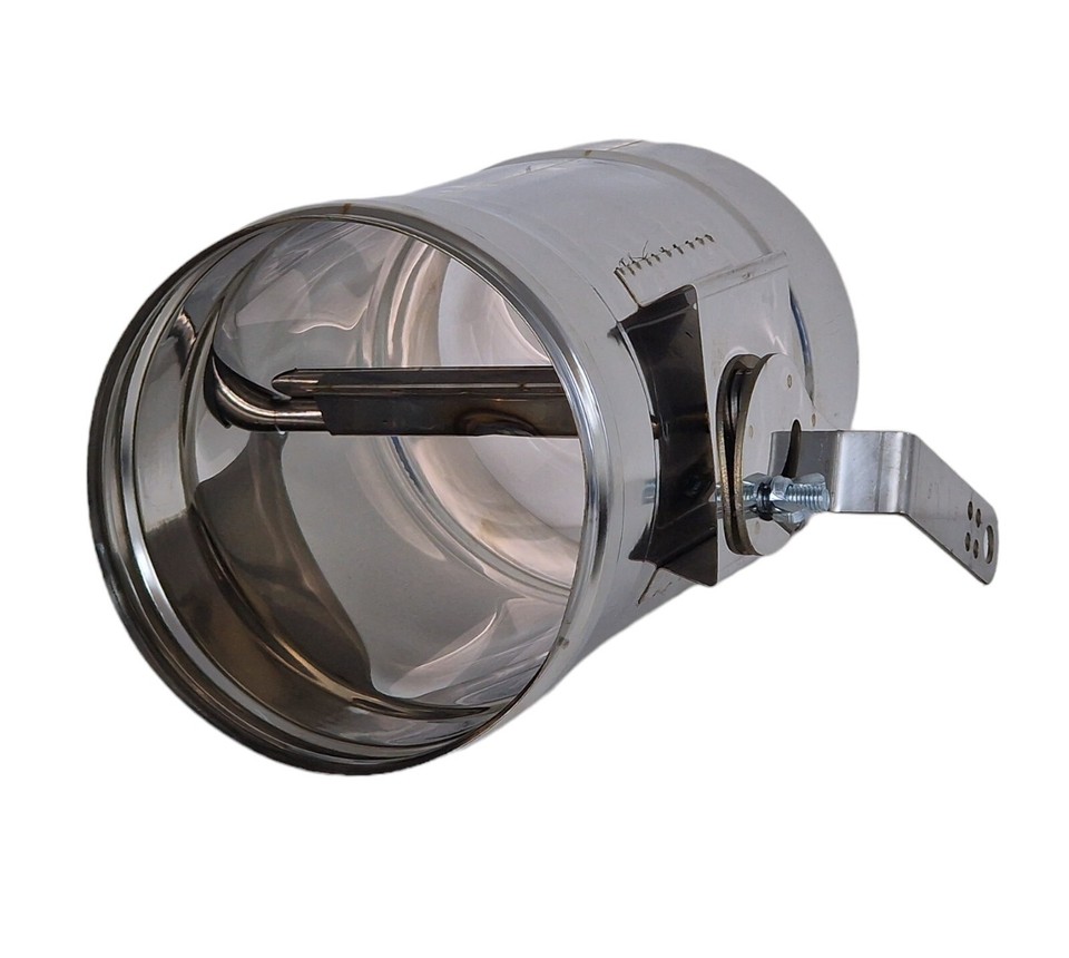 Chimney Damper Flue Liner Adjustable Shutter Stove Pipe Tube Valve ...