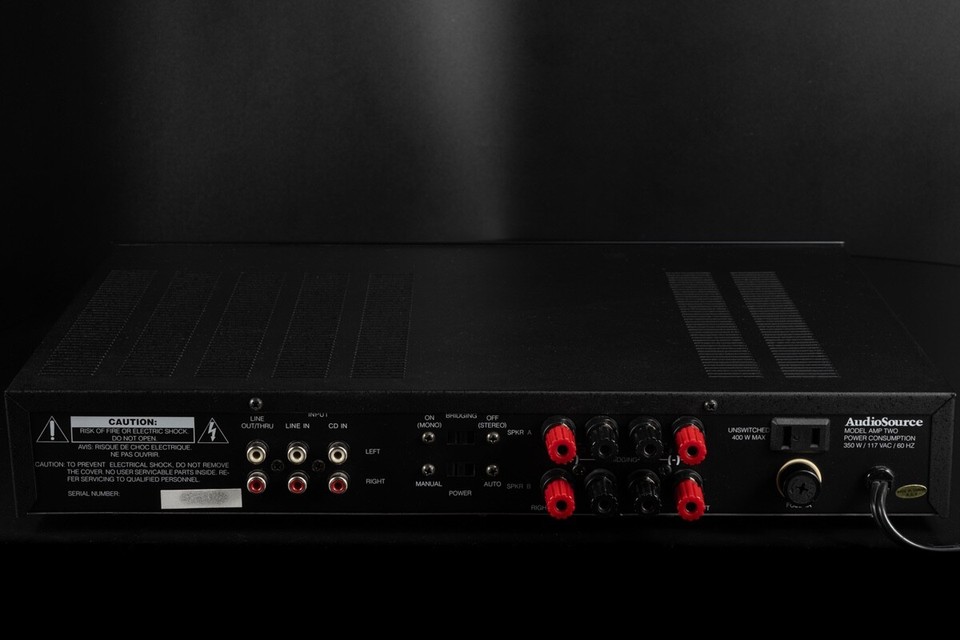 AudioSource AMP Two Stereo Amplifier - Barely Used - Audiophile Grade | eBay