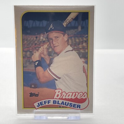 1989 Topps Card #83, Jeff Blauser Atlanta Braves Shortstop. | eBay